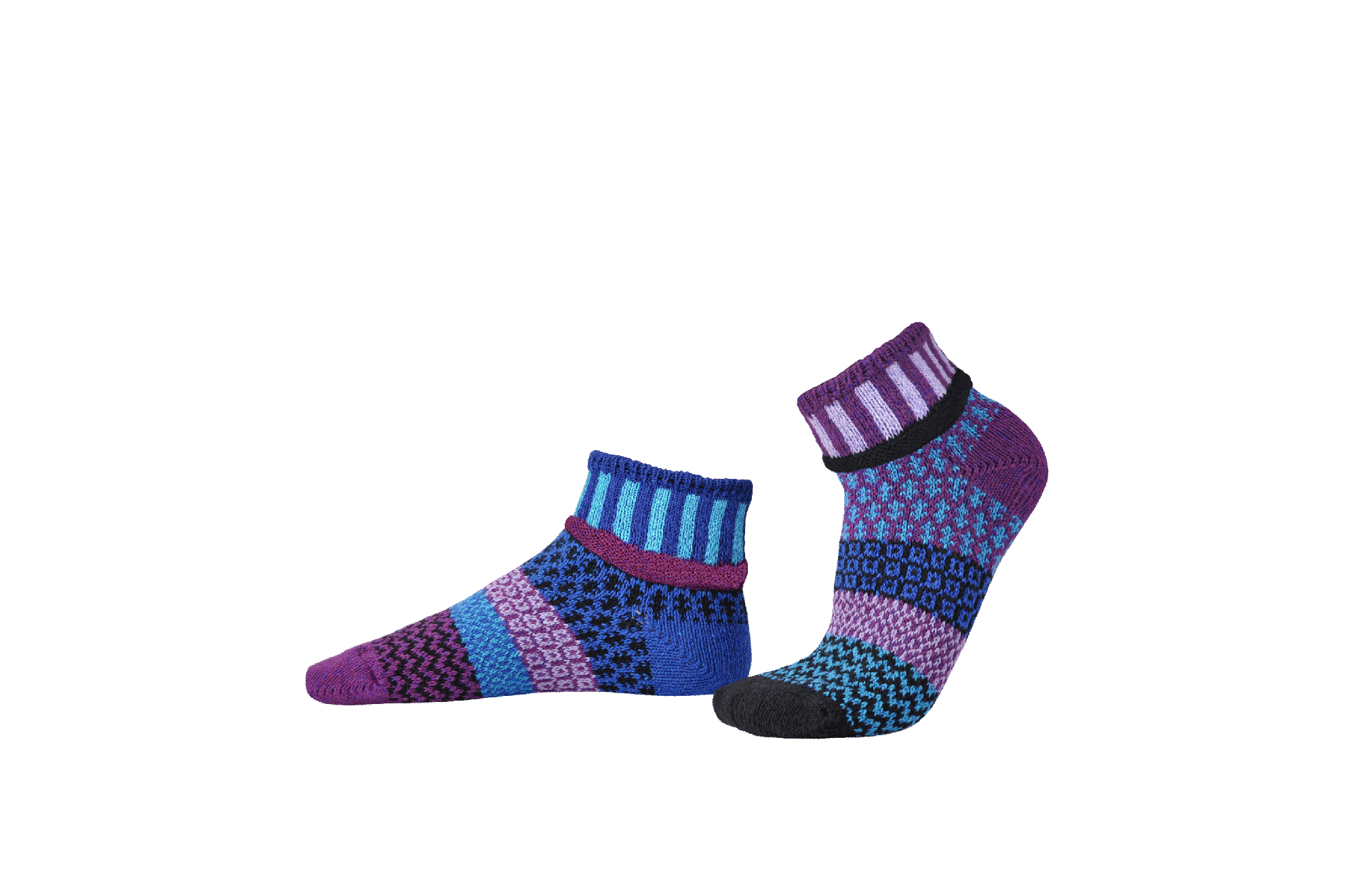 Raspberry Quarter Socks | Solmate Socks