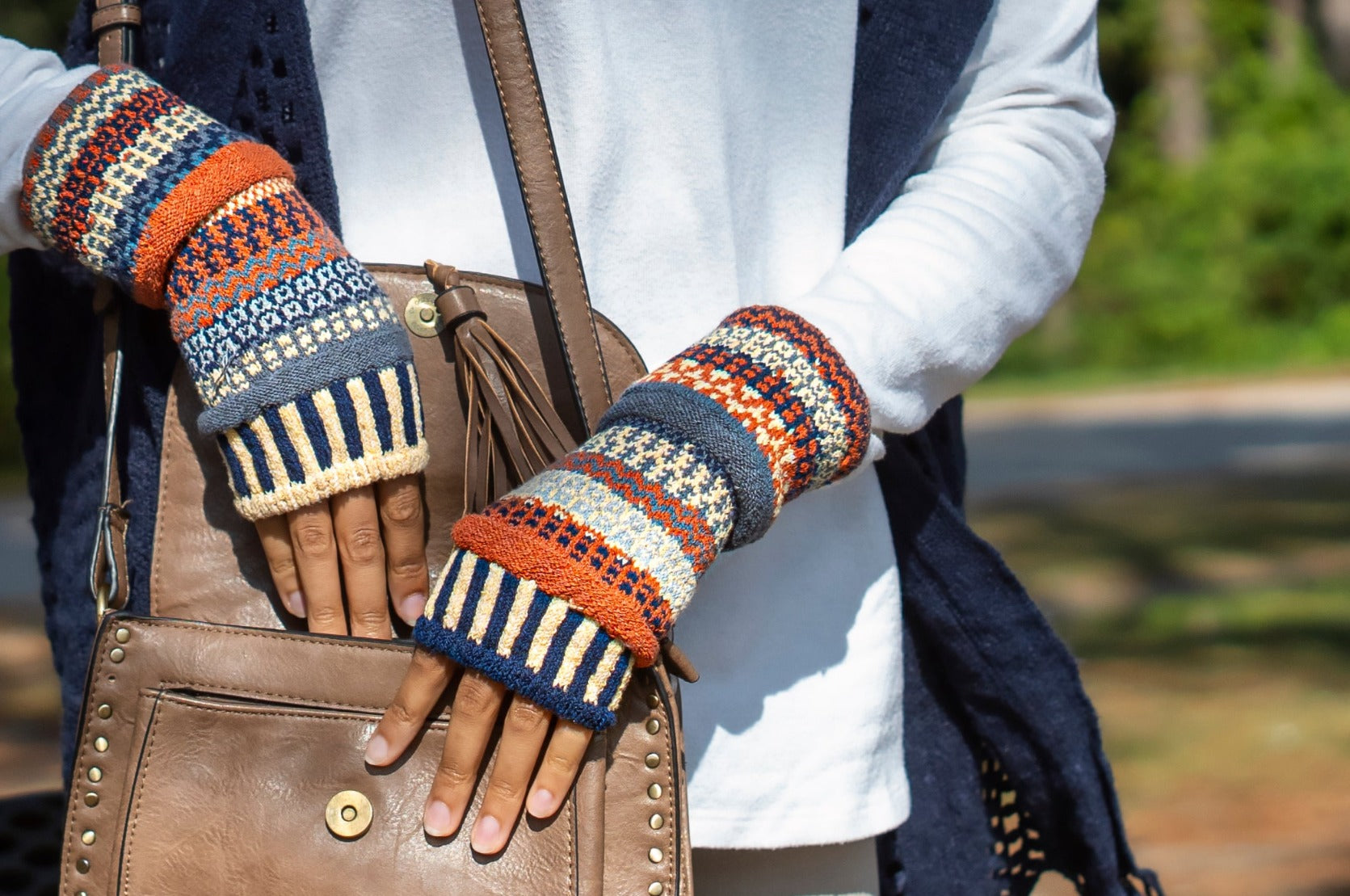 American-Made Fingerless Mittens | Solmate Socks
