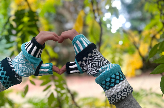 American-Made Fingerless Mittens | Solmate Socks